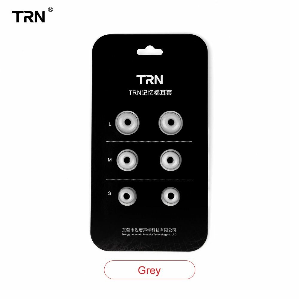 Вкладыши для наушников TRN, 3 пары (6 шт.), Размер L/M/S, Шумоизоляционные вкладыши из пены с эффектом памяти, Сменные амбушюры для BLON KZ ZSN PRO Castor D-Fi Krila Vader Merga TRN TANGZU WANER SG запасные амбушюры для внутриканальных науш