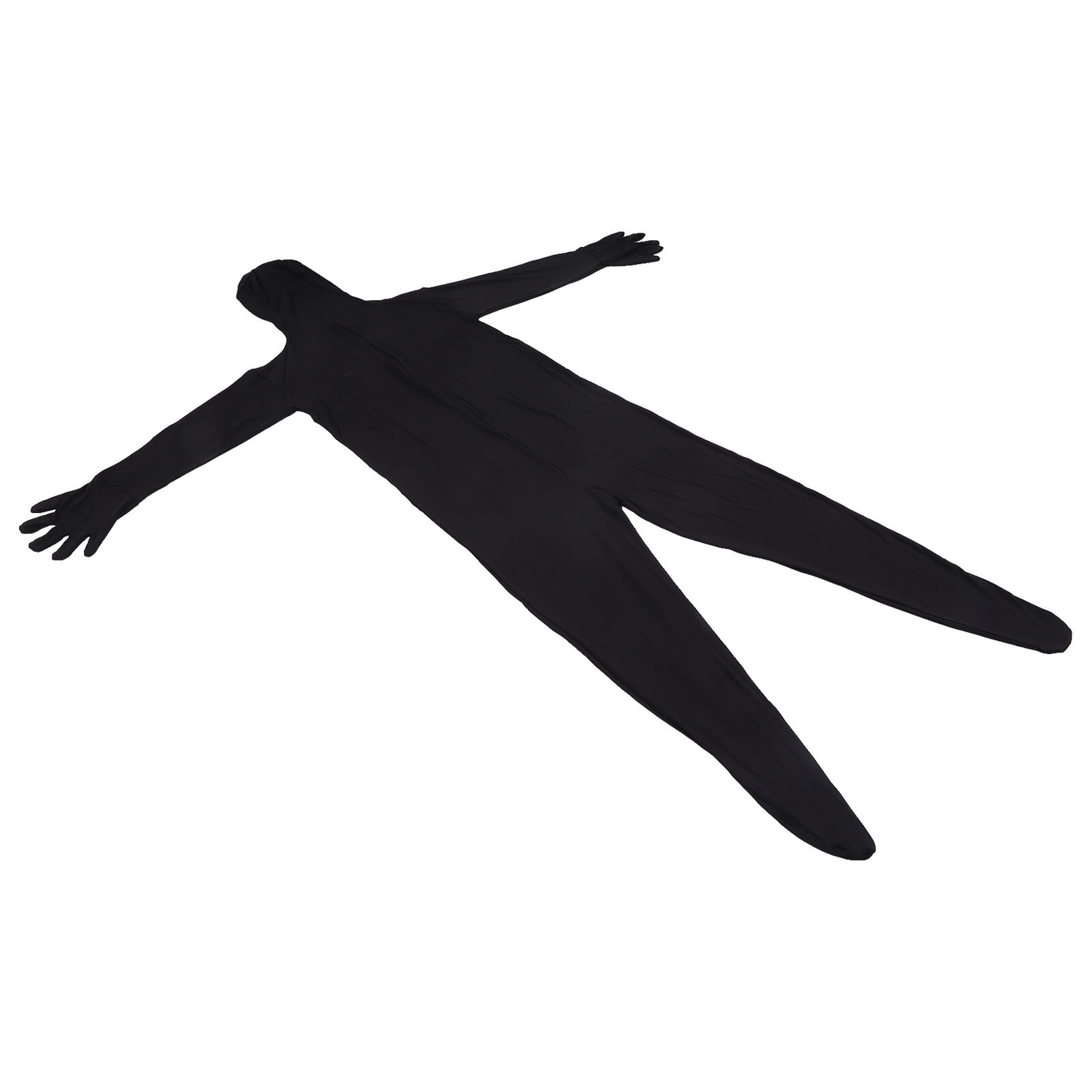 Боди с хромакеем для фотографии, костюм из эластичной ткани всего тела для фотографии, видео, костюм со спецэффектами, черный, 180 см