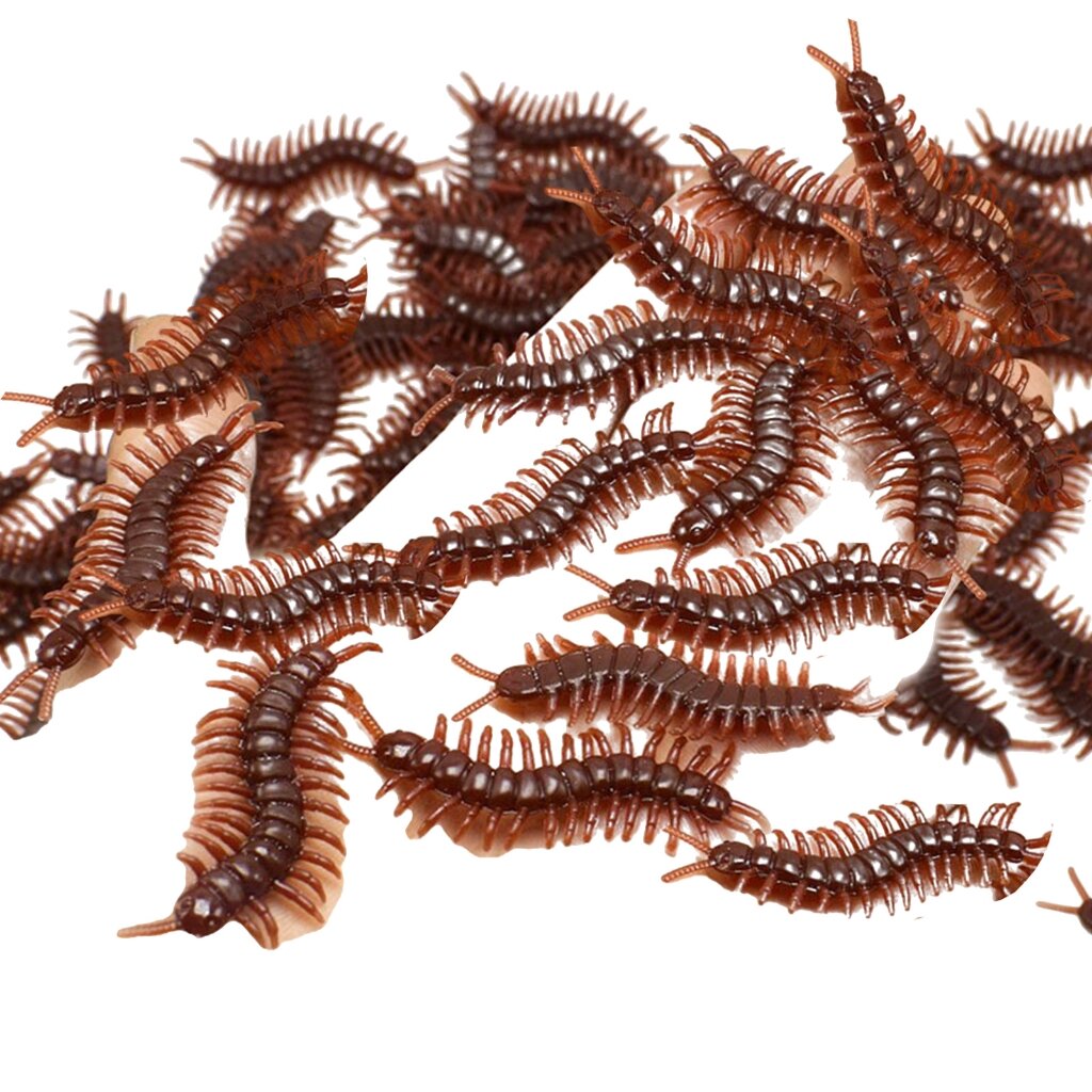 Упаковка из 100 Halloweens Drank Toy Toy Toy Realistic Tockurach Fest Festival Festival для вечеринок Gags and Jokes