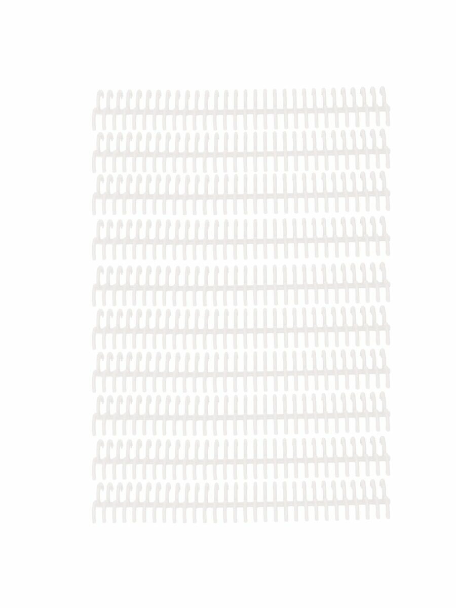 Кольца для переплета прозрачные 22 мм, 10 шт. Переплет с 30 отверстиями и прочным пластиковым корешком