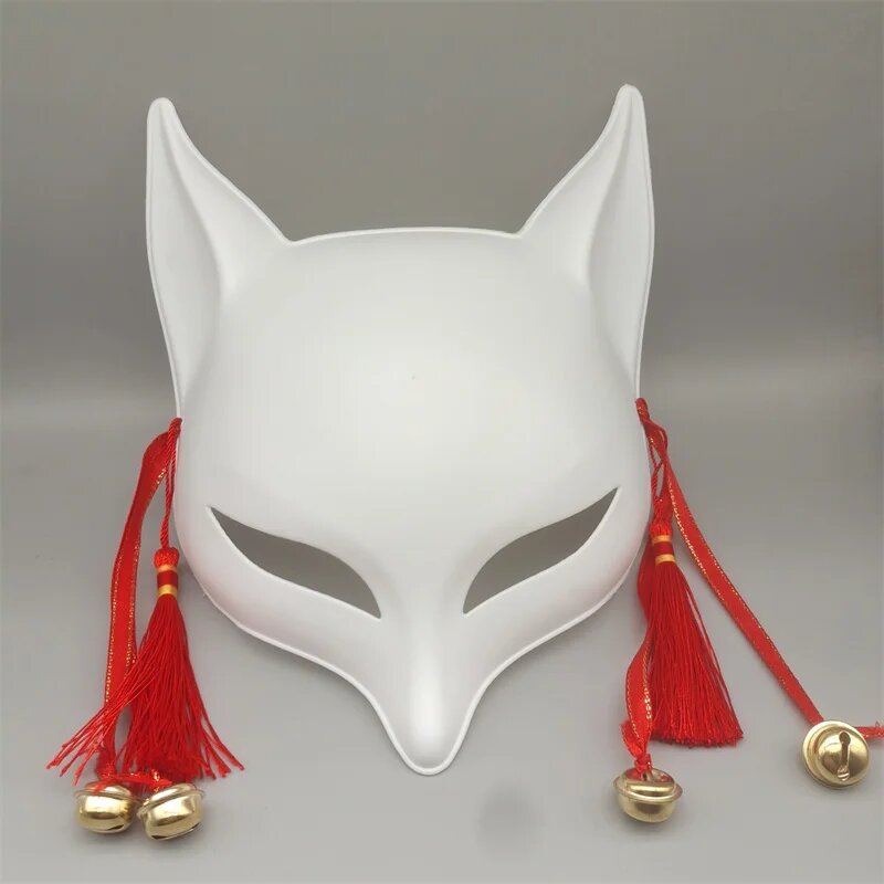 Японские маски ПВХ лиса, кот, кролик style3