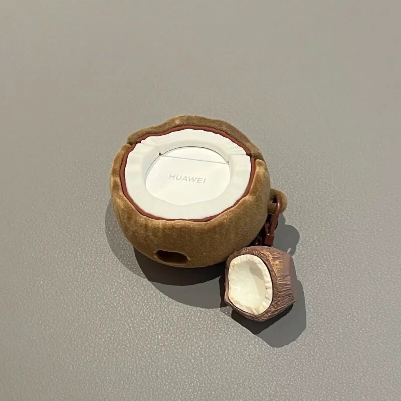 Для HUAWEI 7i Freeclip Freebuds pro4 pro3 6i 5i 4e 4 se3 se2 имитация кокоса мягкий чехол для наушников флокирующий чехол для наушников