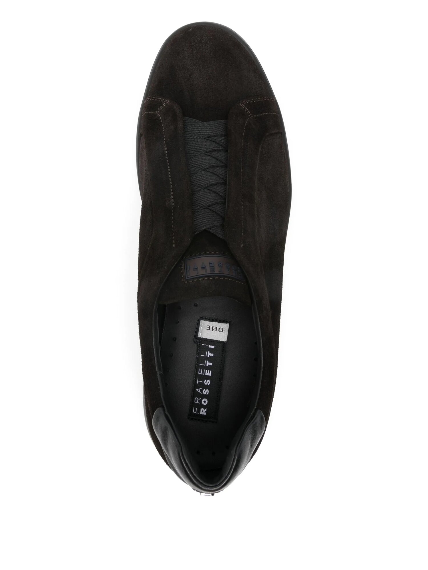 Кроссовки Fratelli Rossetti Suede sneakers, размер 8, коричневый/серый/оранжевый — фото 1