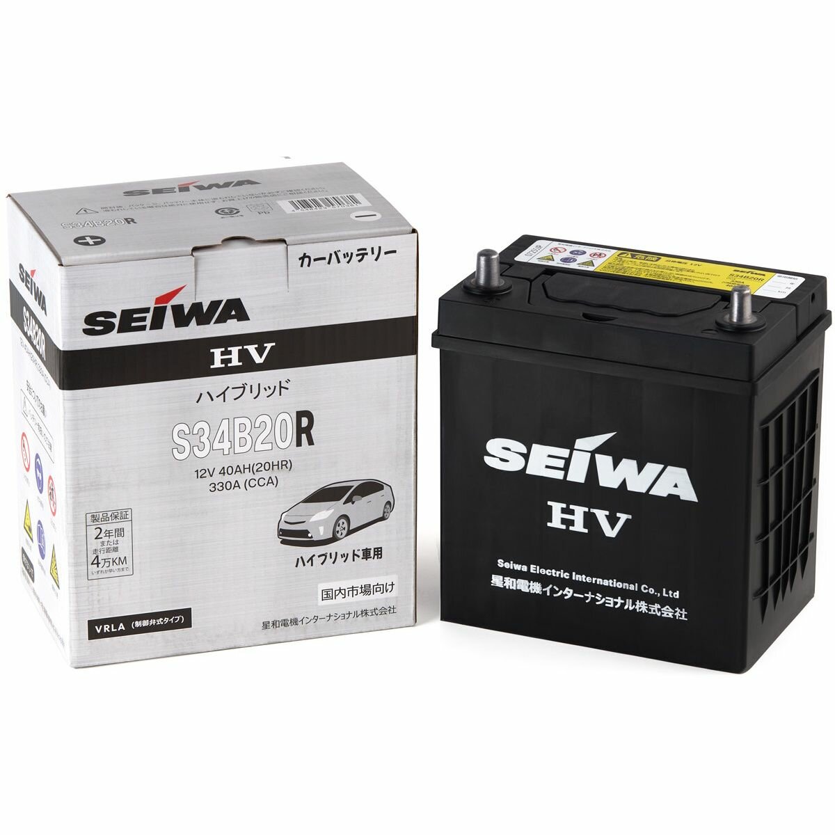 Аккумулятор SEIWA HV S34B20R 12V 40Ач прям. пол.