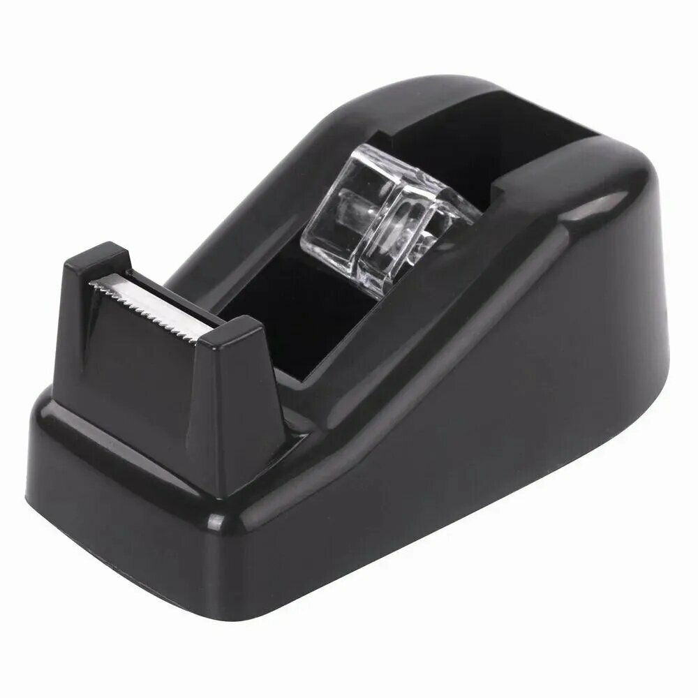 Диспенсер для скотча настольный утяжеленный, металлическое основание, автоматическая резка ленты, для упаковки и офиса, держатель для клейкой ленты 18-25 мм, устойчивая конструкция