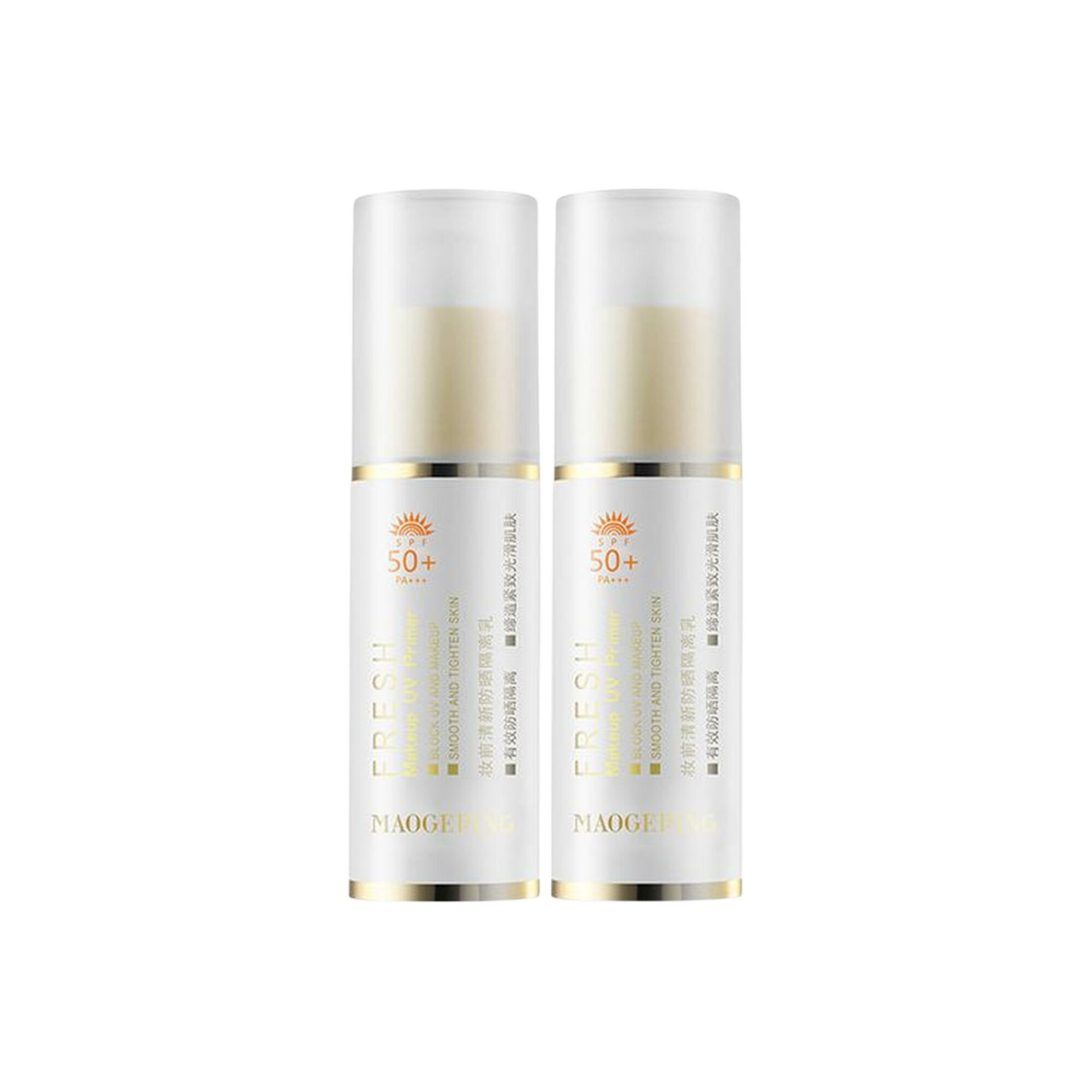 Праймер женский MAOGEPING Fresh Sun Protection Natural SPF, 30ml*2