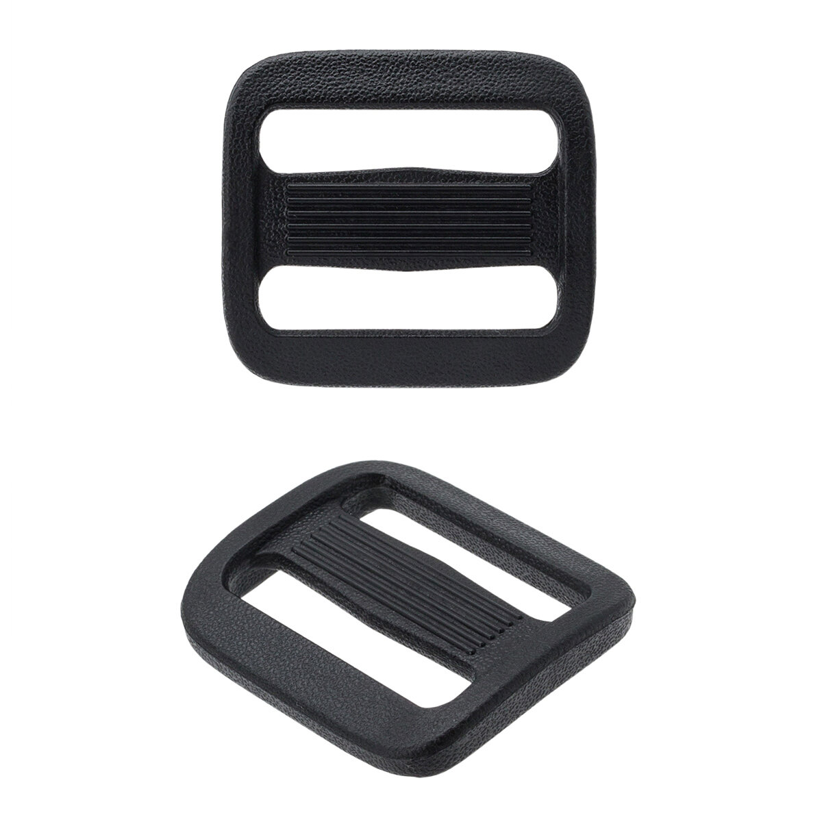 Пряжка регулятор для ремня 20 мм, ацеталь, черный, 20 штук, Айрис