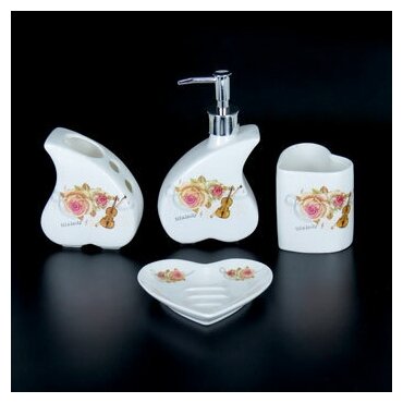 Набор для ванной комнаты ST YU004-4 керамика