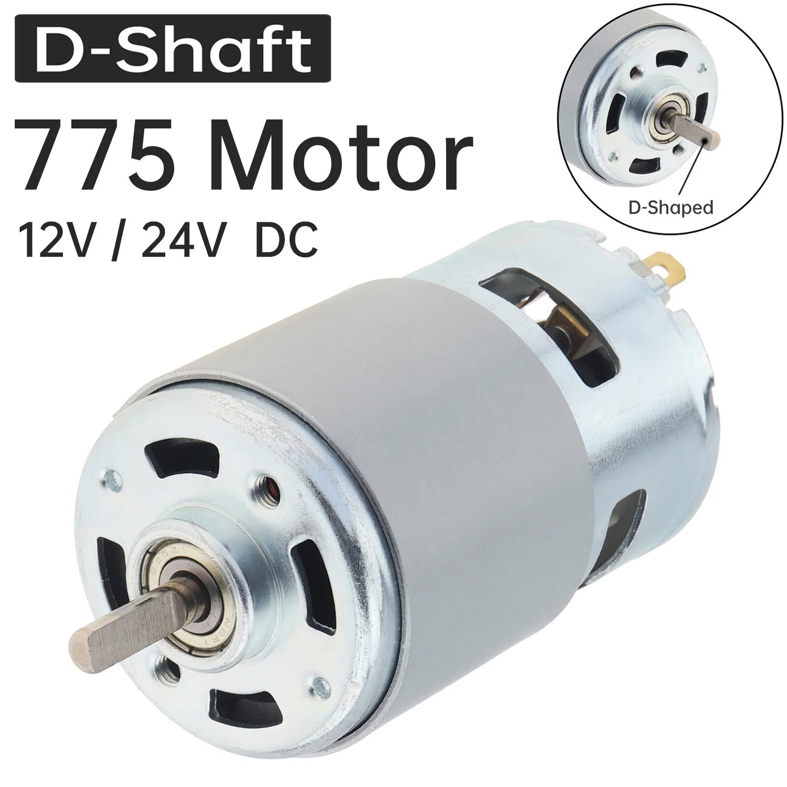 Двигатель постоянного тока ChgImposs 775 12В 24В 775 24V 5500RPM
