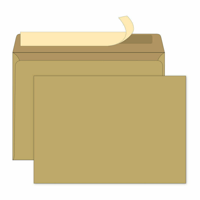 Конверт ы крафт С4 стрип Ecopost 229х324, 80г, 250шт/уп, 1836632