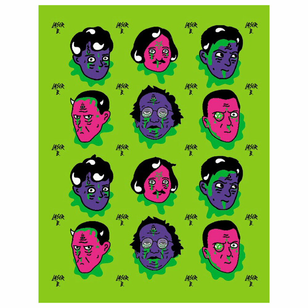 Упаковка 3 шт. Тетрадь на кольцах А5 170х220 мм, 120 л, глянцевая ламинация, клетка, HATBER, "Laser B", 120ТК5В1_26325