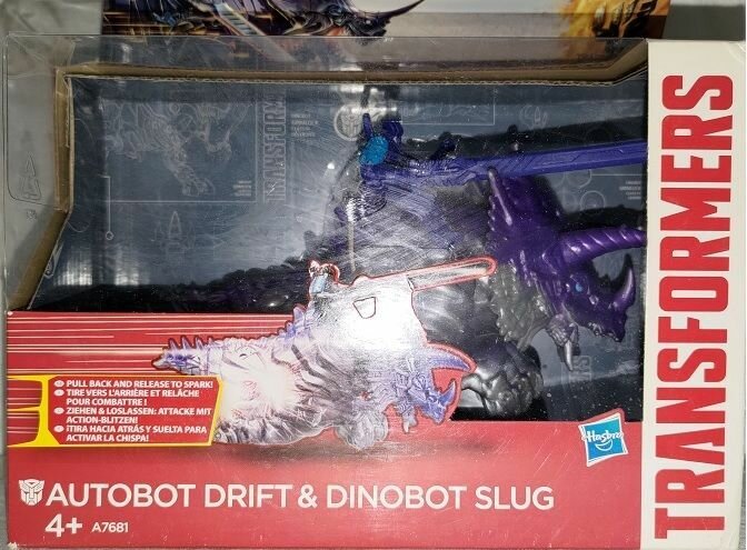 Игрушка Autobot Drift & Dinobot Slug. Игрушка Автобот и Динобот