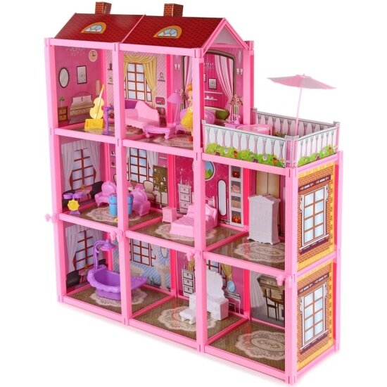 Кукольный домик Veld CO 109345 Многоэтажный
