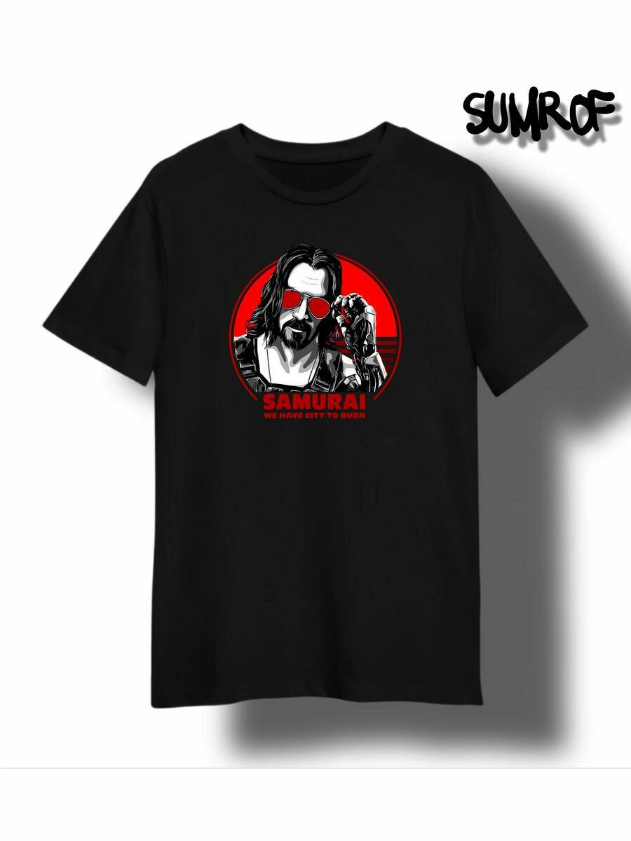 Футболка киберпанк