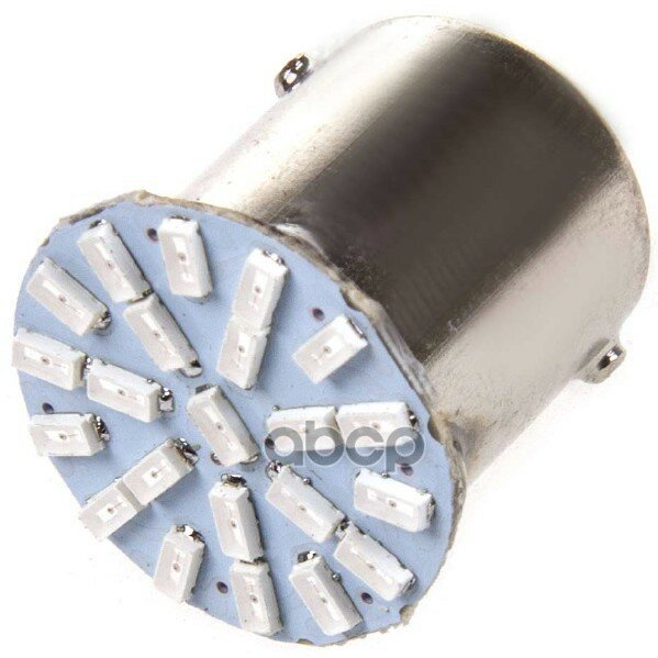Автолампа диод T18(R10W) 24V 22 SMD с цоколем 1-контактная Красная SKYWAY стоп, габарит (3 Skyway арт. S08202031
