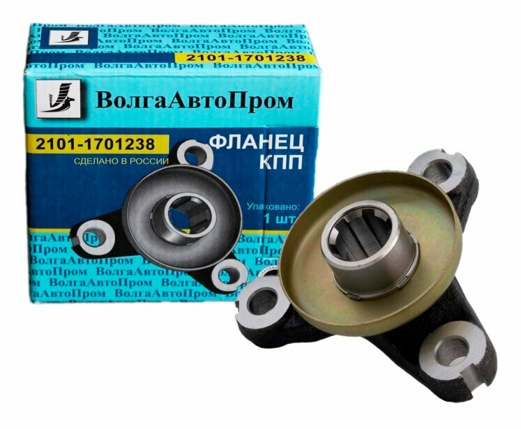 Фланец кардного вала ВАЗ 2101 ВолгаАвтоПром ст/о (крупный шлиц) "вертолет" (артикул 2101-1701238)