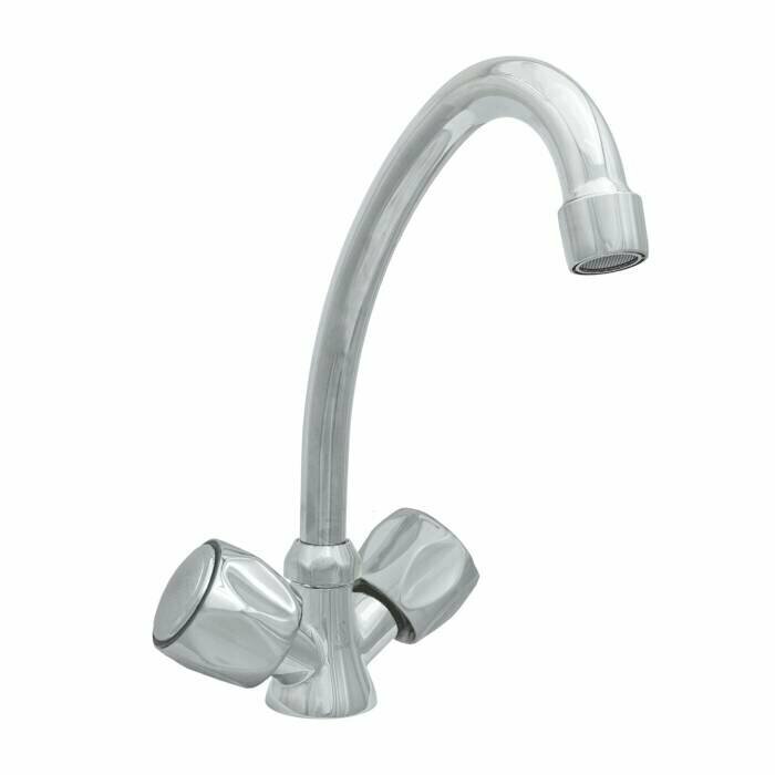 Смеситель для кухонной мойки двуручный излив Д18 ЭКО ЦС-СМ 25ш К М_Глобо Центр Сантехники (Подольск) ЭМ902418