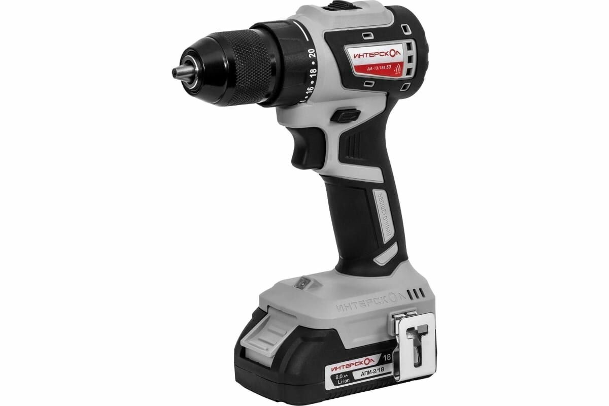 Бесщеточная аккумуляторная дрель-шуруповерт Интерскол 776.2.2.70