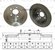 BLITZ BS0349 Диск тормозной LEXUS/TOYOTA ES/CAMRY 06- задн.
