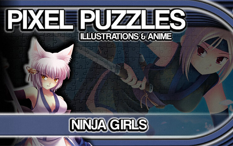 Pixel Puzzles Illustrations & Anime - Jigsaw Pack: Ninja Girls (Steam; PC; Регион активации РФ, СНГ)