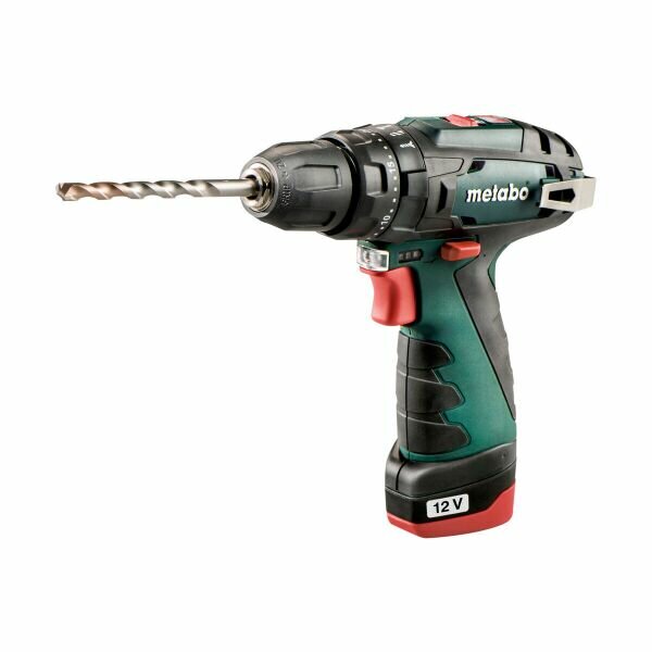 Дрель-шуруповерт Metabo Powermaxx SB Basic 600385500 (с 2-мя АКБ, кейс)