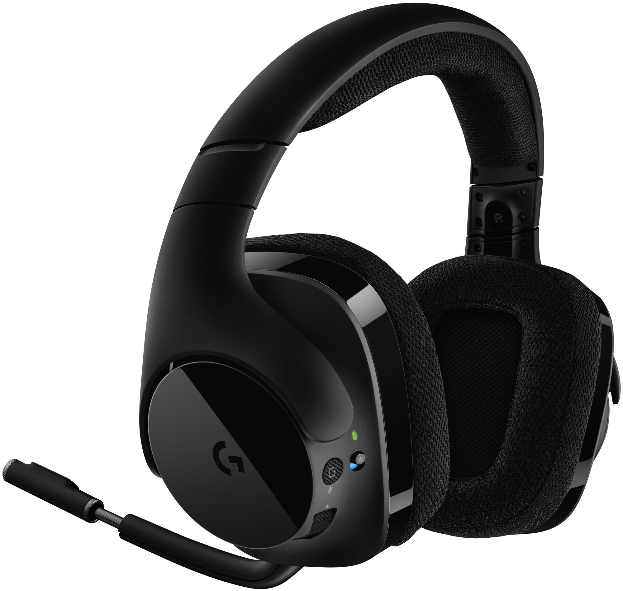 Наушники Logitech G G533 Wireless Black, игровые, шумоподавление, 15ч автономности