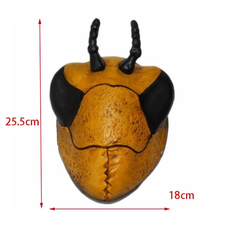 Маска из смолы WEHRPARTY череп Коричневый, Style 8