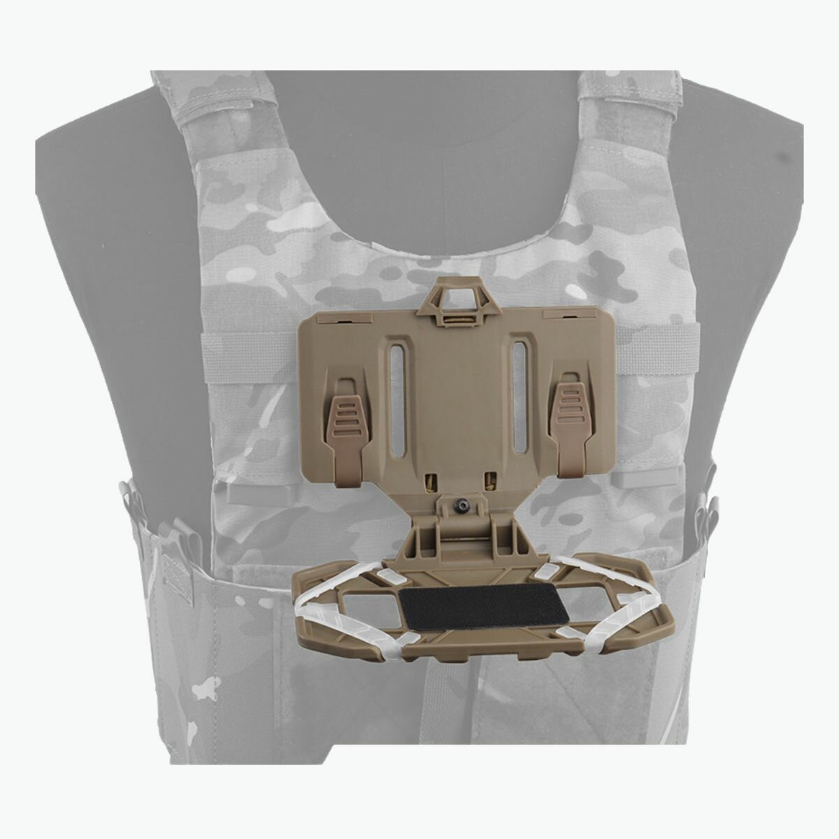 Держатель для телефона для страйкбола, навигационная доска для улицы, складной кронштейн с быстрым доступом, тактический жилет, нагрудное крепление