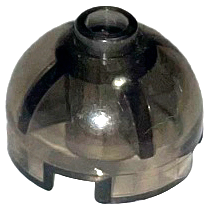 Brick, Round 2 x 2 Dome Top, 553 Trans-Brown U