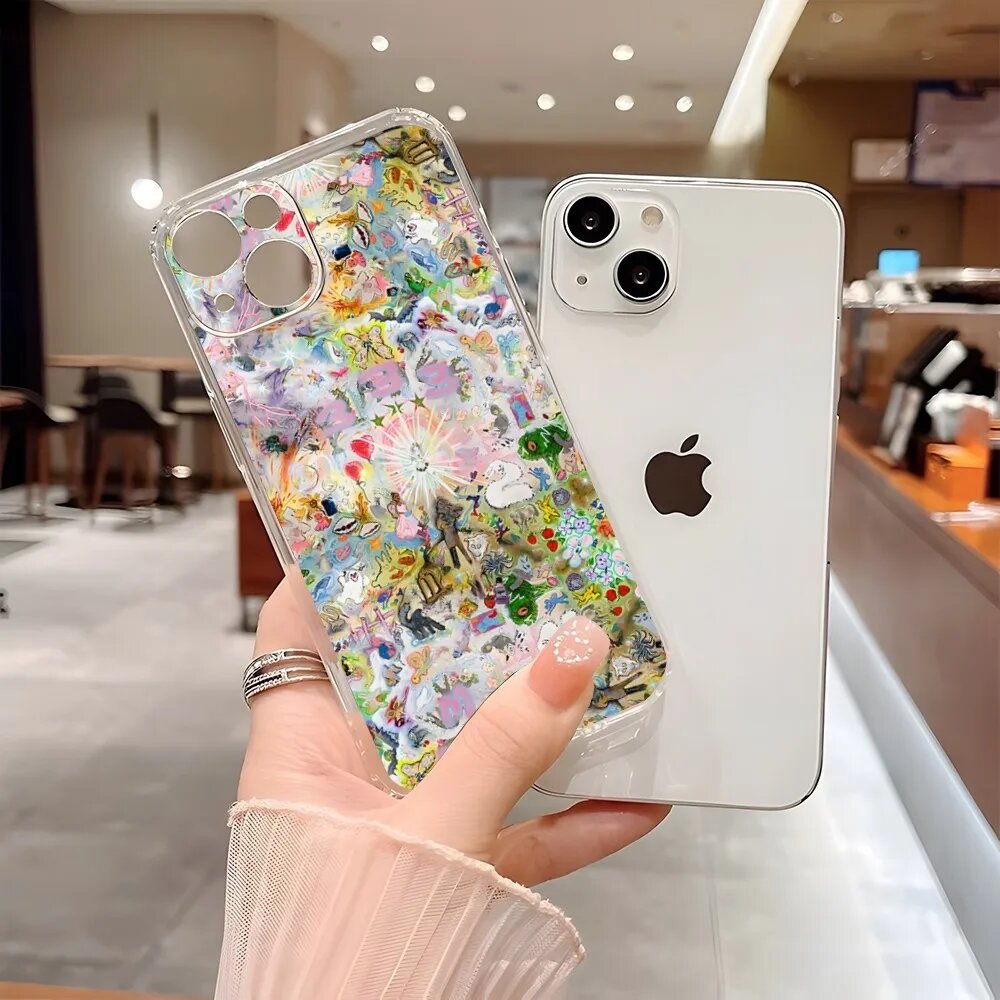 Чехол для телефона Bladee 333, сливной бандаж icediver для 15 Pro Max, iphone 14 Plus, 11, 12, 13 Mini, 7, 8 Plus, X, XR, XS, SE, 2020 прозрачный мягкий