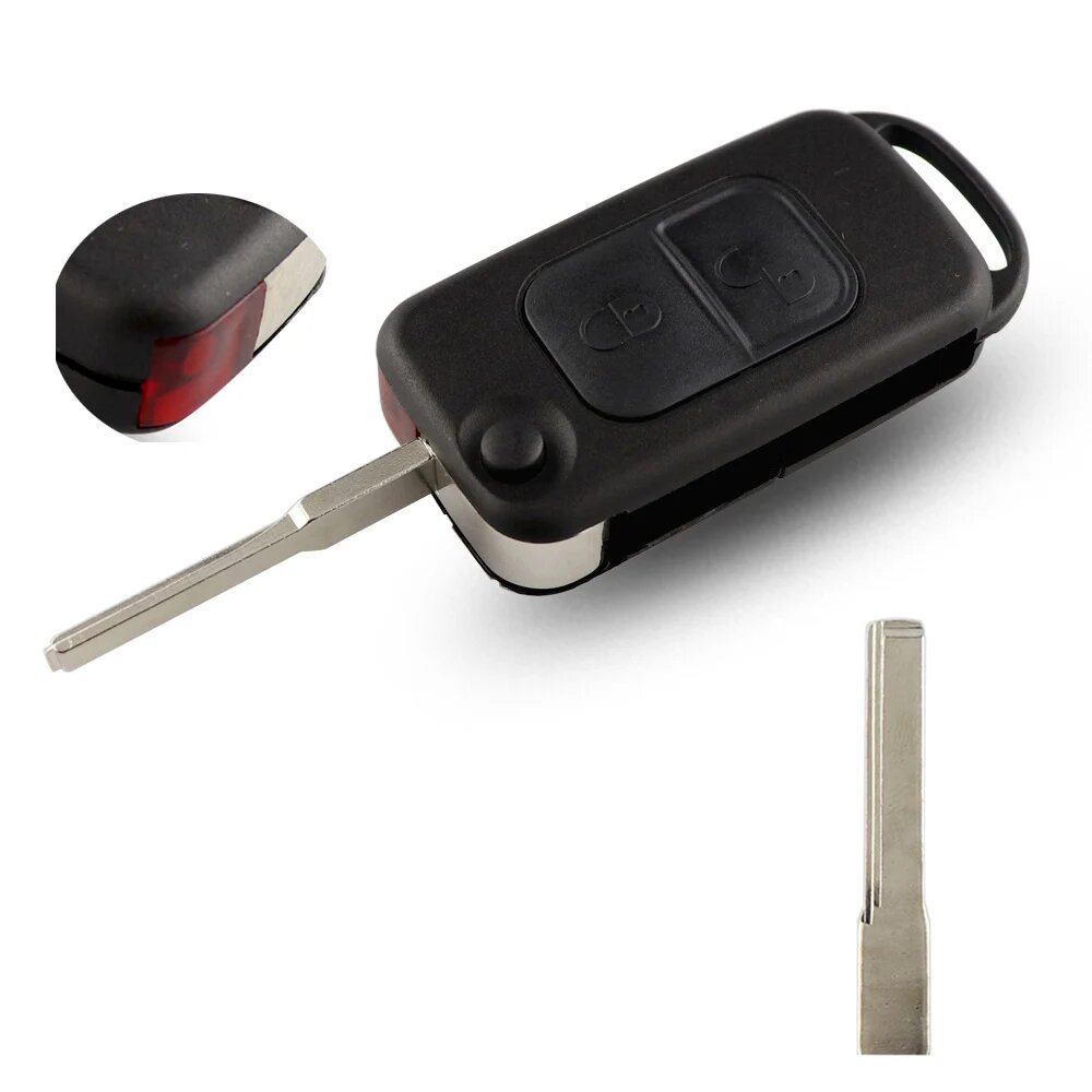 Складной автоключ для Mercedes Benz, цвет 2, BT, Blade