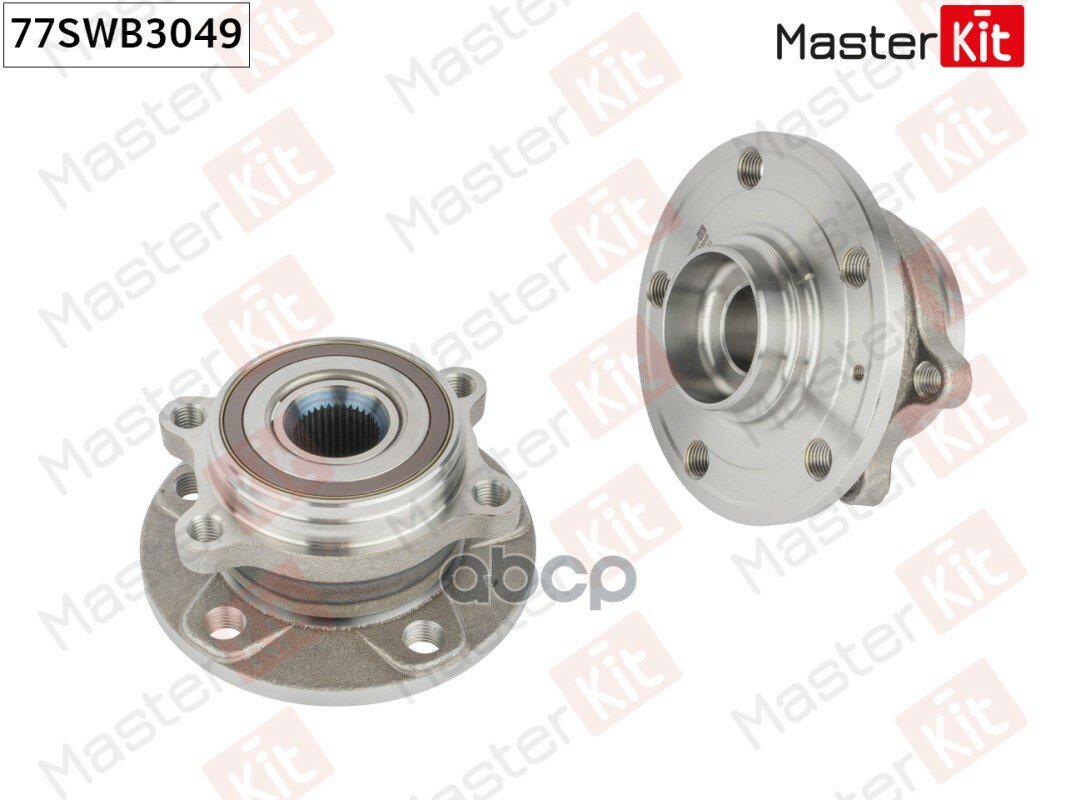Ступица в сборе с подшипником перед./зад. Audi Q3 (8UB, 8UG)/Skoda YETI (5L)/Volkswagen GO 77SWB3049 MasterKit арт. 77SWB3049