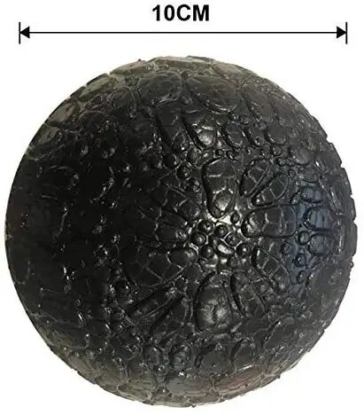Массажный мяч из АПП для фитнеса Черный, 10cm single black