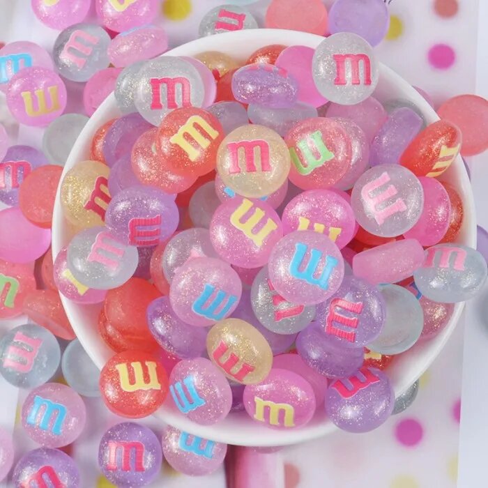 Мини подвески для слайма из смолы 20 шт