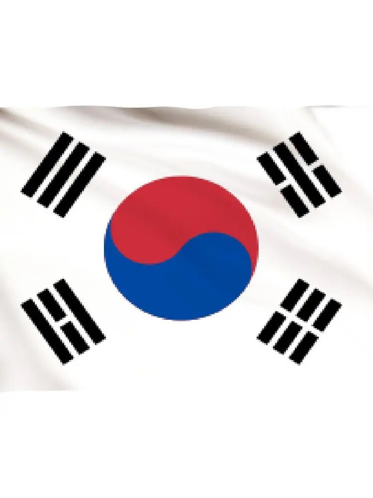 Candiway флаг Республики Корея 90x60 см