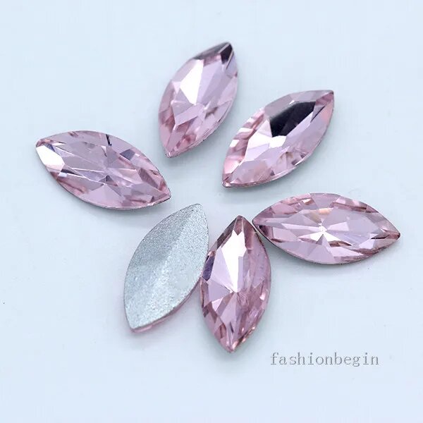 Все размеры конский глаз с острым спинкой, стеклянные хрустальные стразы, необычные бусины из драгоценных камней для головных уборов, обуви, сумок, изготовления ювелирных изделий одежды