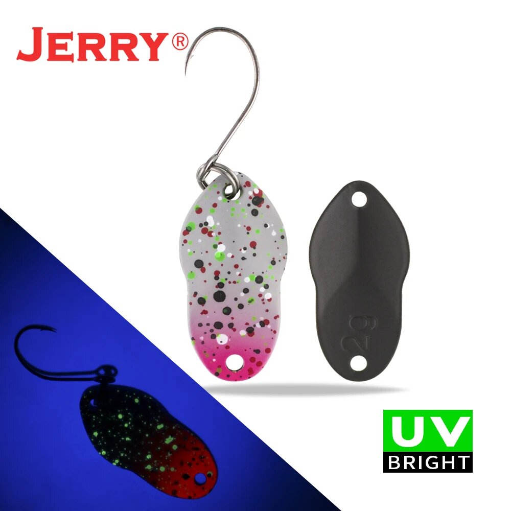 Jerry Capricorn 1,5 г 2 г 3 г микро рыболовные приманки сверхлегкая латунная металлическая жесткая приманка одинарный крючок пресноводная площадка форель щука окунь