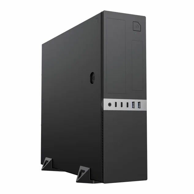 Корпус для ПК Zircon ZN-S53 300W (Черный SFF, Micro-ATX, Mini-ITX VGA 195мм СPU 70мм 2*USB3.0, 3*Type-C, 1*80мм)