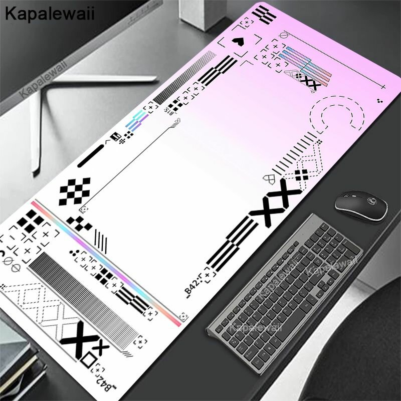 Игровой коврик для мыши Printing Collection XXL Большой коврик для офисного стола 900x400xмм, красный