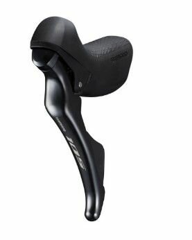 Шифтер/Тормозная ручка Shimano 105, R7000, 2ск, трос 1800мм, цв. черный