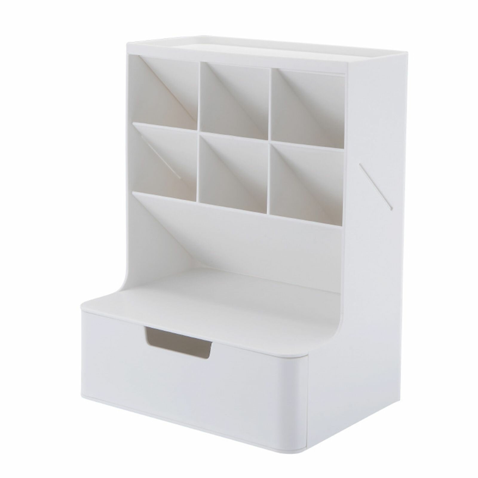 Диагональный ящик для хранения настольных ручек-белый