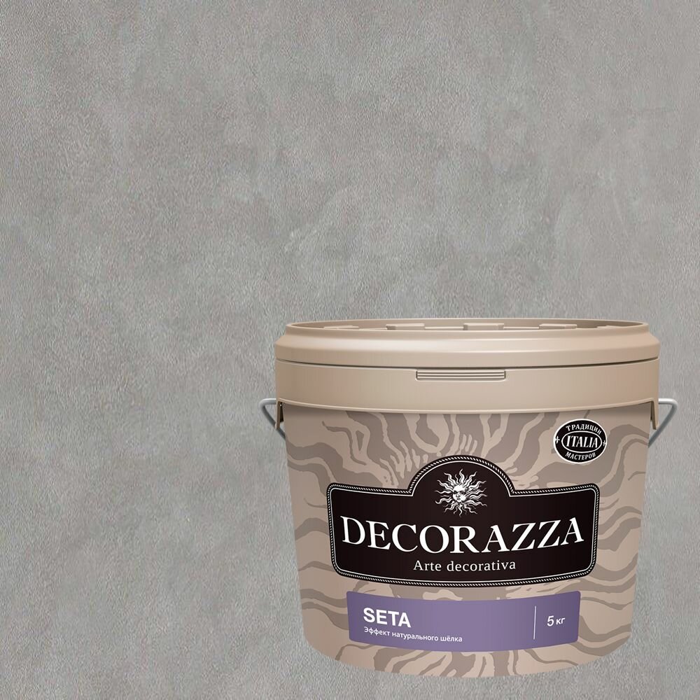 Декоративная штукатурка с эффектом натурального шелка Decorazza Seta (5кг) ST 11-127