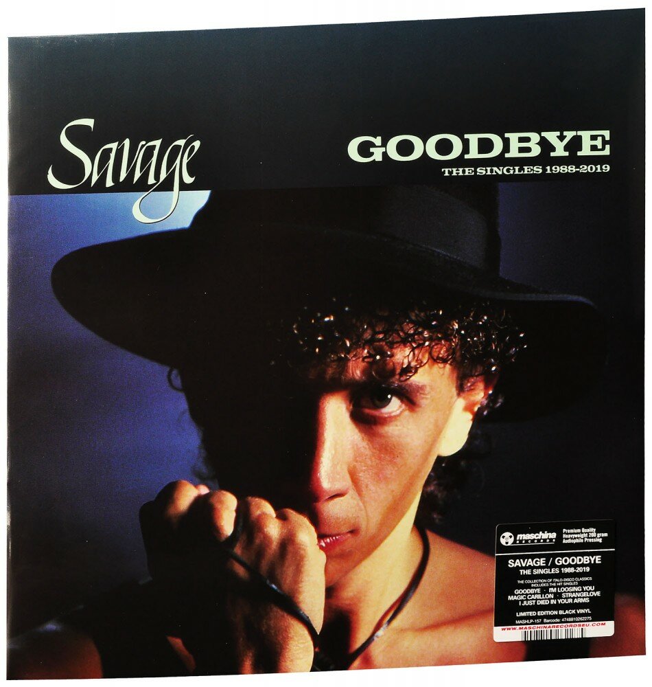 Виниловая пластинка Savage. Goodbye Singles 1988-2019 (LP, винил, черный) (2023 год, Картонный конверт)