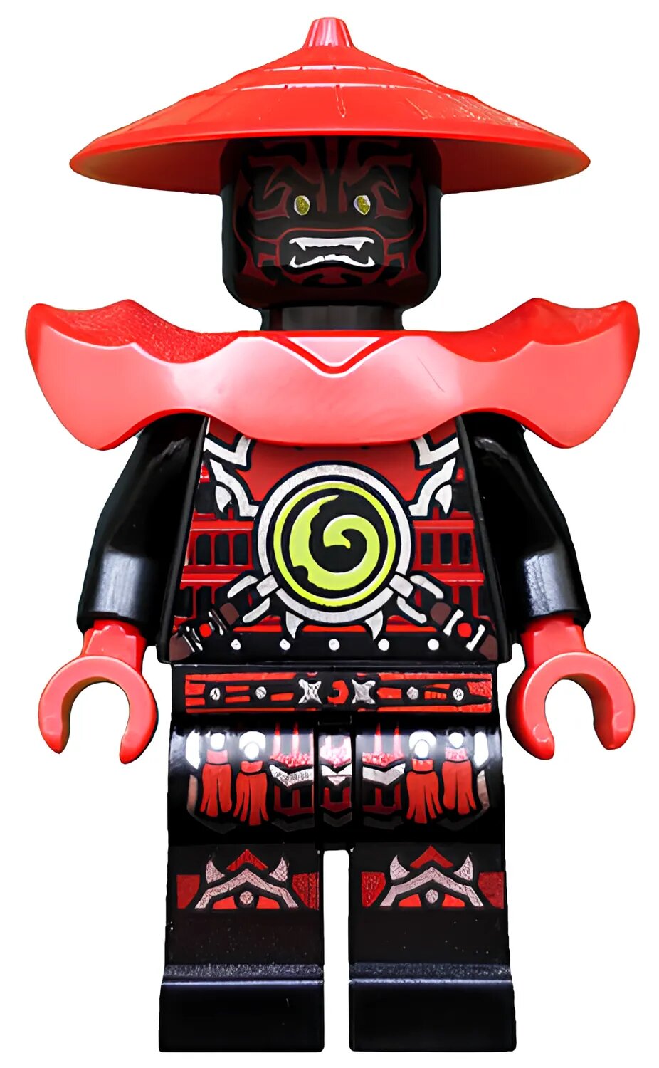 Минифигурка Lego Ninjago Stone Army Swordsman - Red Face njo222 U