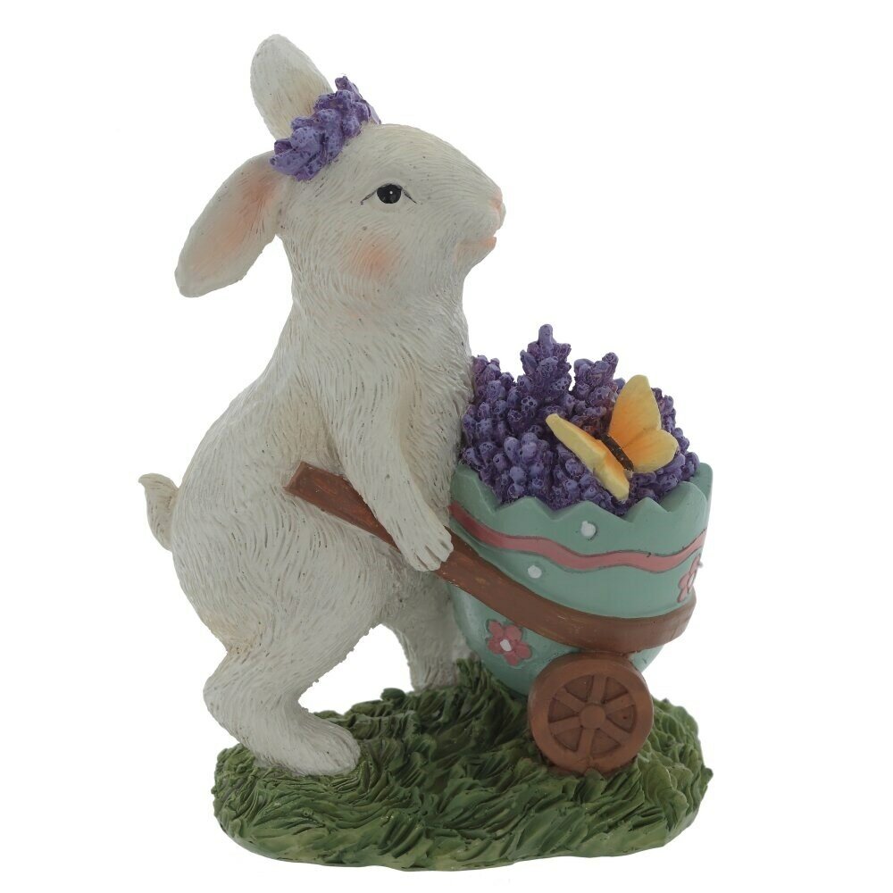 Фигурка декоративная "Заяц", L=10 W=6 H=13 см