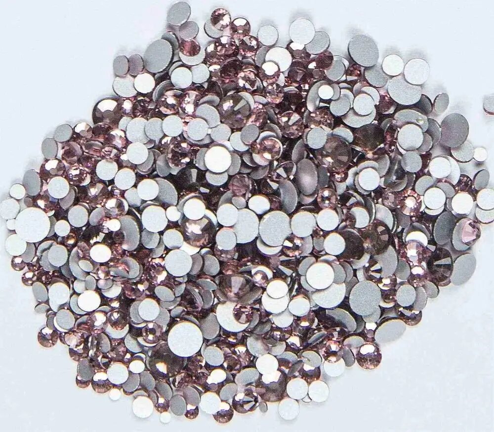 Стразы 3D Lt.Amethyst круглые, 1440 шт.