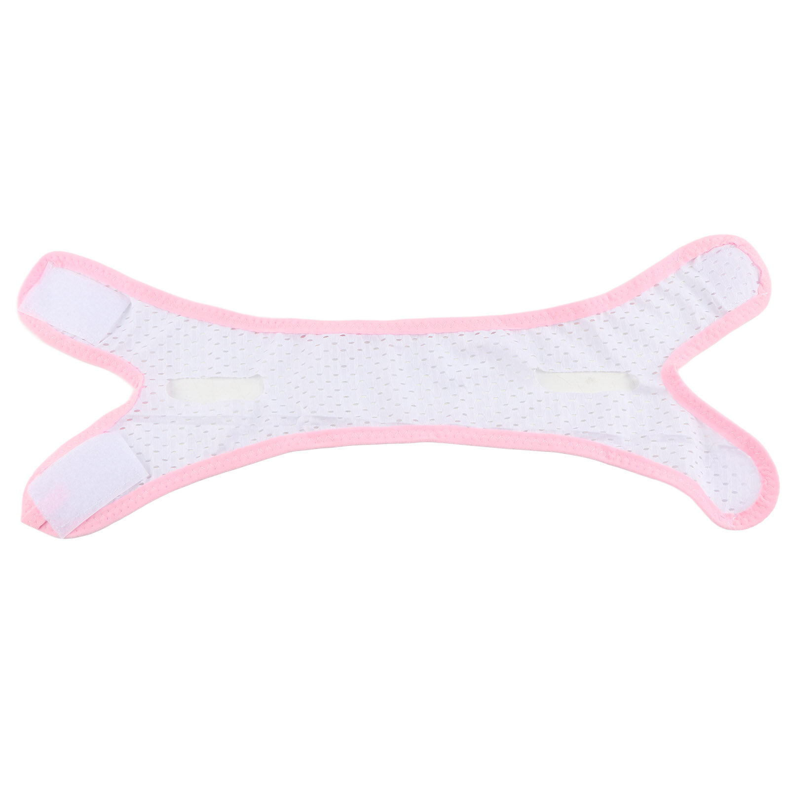 AntiSnoring Chin Strap Facial Slimming Mesh Breathable Jaw Support Belt Bandage(Pink, Edge Covering )