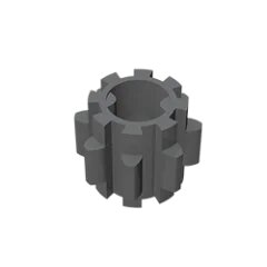 Gobricks GDS-1512, 8 зубьев, серый конструктор