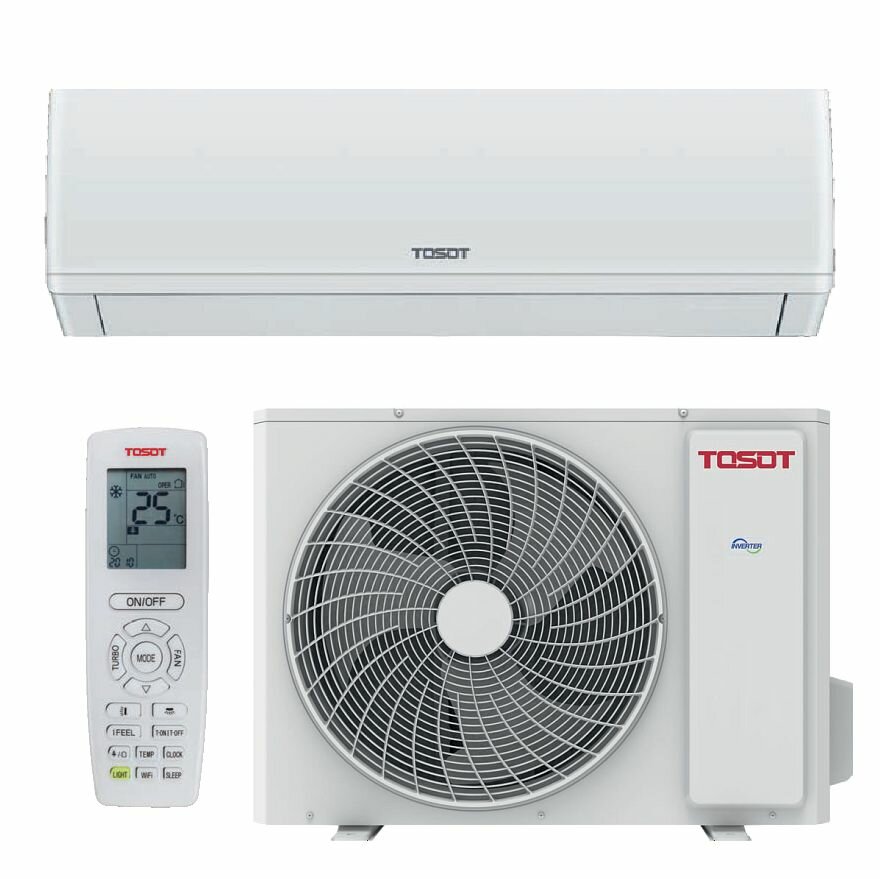Сплит-система Tosot Natal Inverter T12H-SNE/I/T12H-SNE/O, на 35 м2, завод GREE