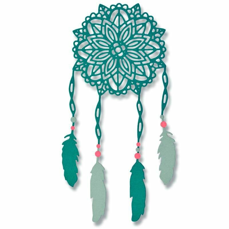 Набор ножей Sizzix "Thinlits Die Set", Boho Dreams by My Life Handmade, для вырубки, 6 шт